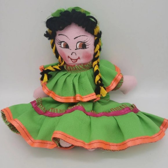 Handmade | Toys | Handmade Mexican Maria Rag Doll Plush Toy Spanish ...